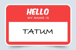 Tatum Name Meaning: Origins and Significance